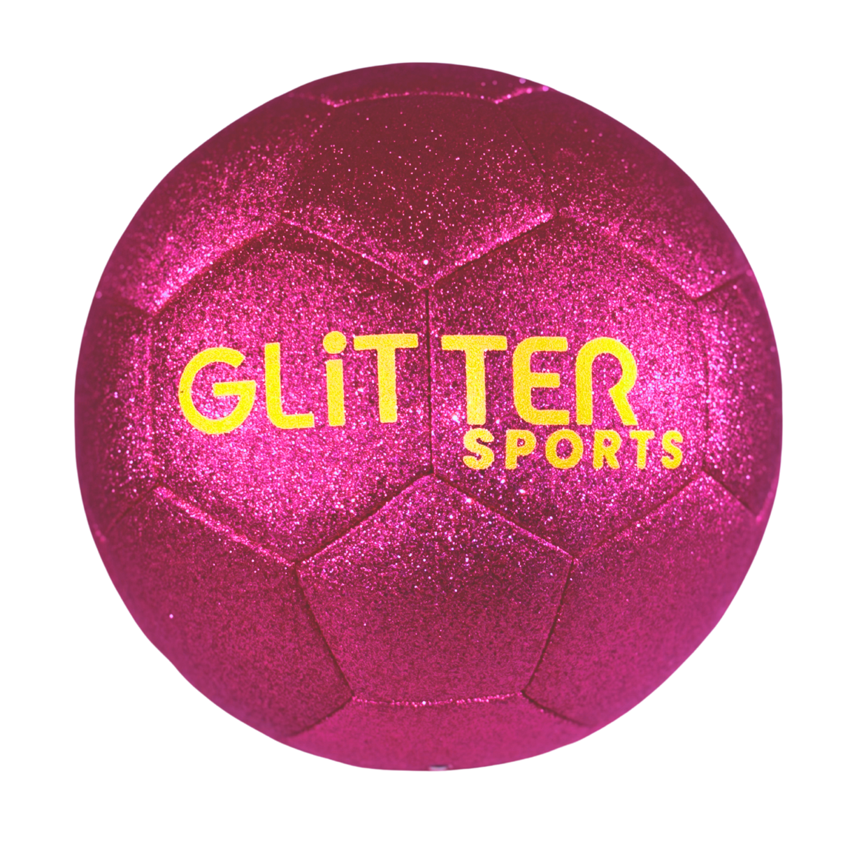 Electric Pink - Glitter Soccer Ball – Glitter Sports